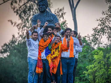 ABVP Wins At The DU Student Union Election 2023 | Youth Ki Awaaz