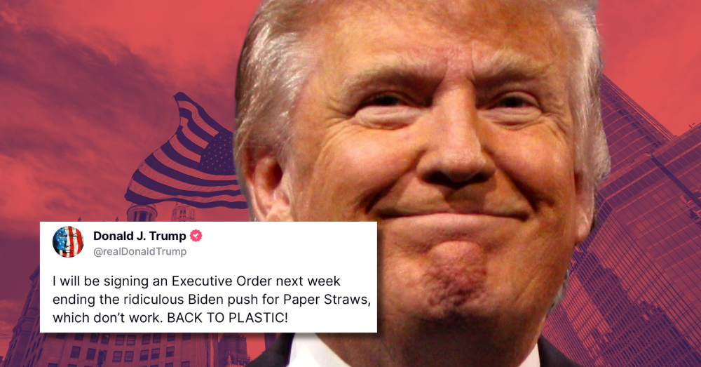 Trump Wants Plastic Straws Back. What He’s Really Saying Is Worse.
